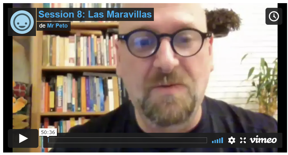 Maravillas presentations – My generation of polyglots